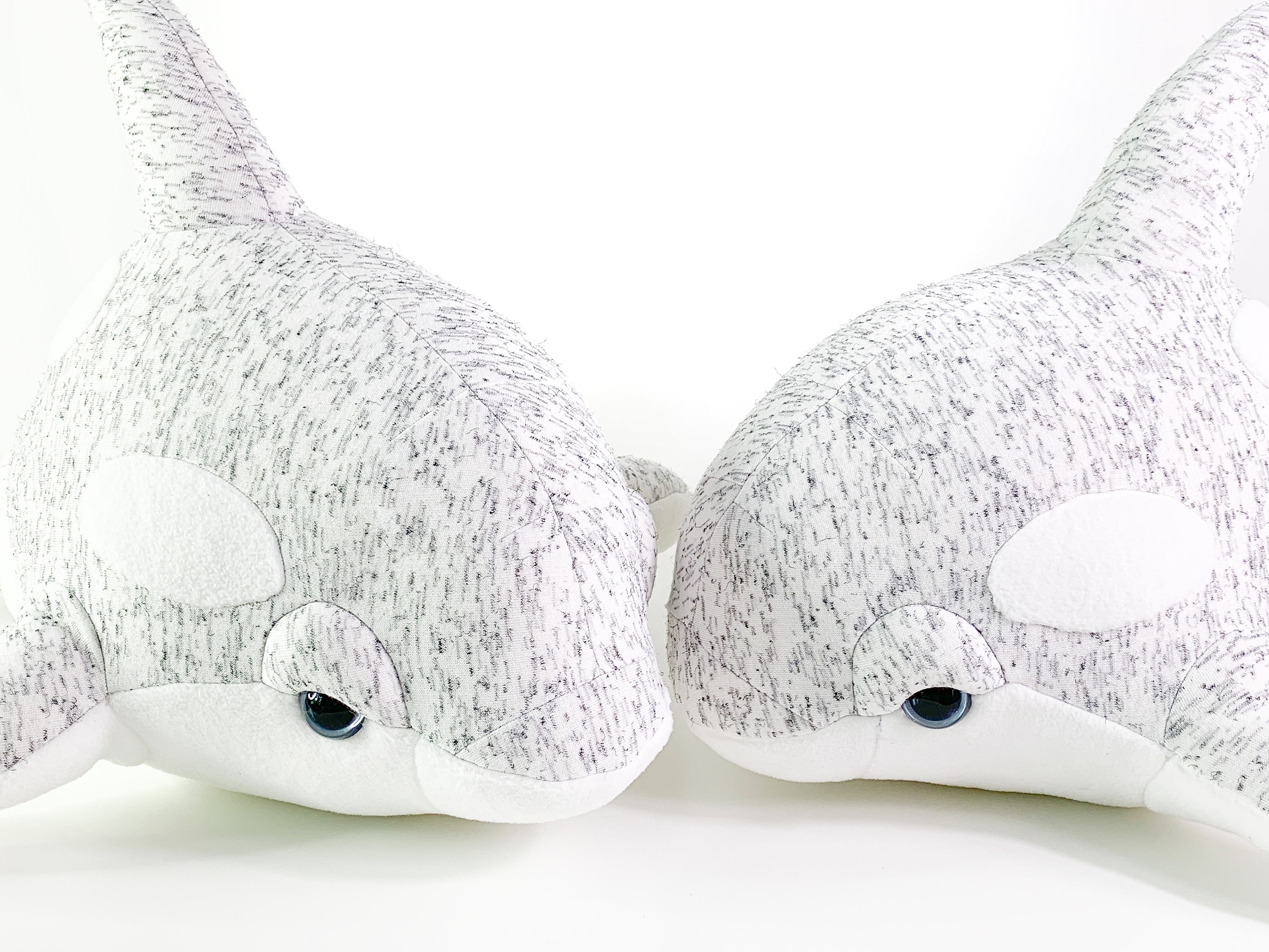 Baby Killer Whale Plush Toy Muñeca de peluche orca hecha a mano, regalo ...