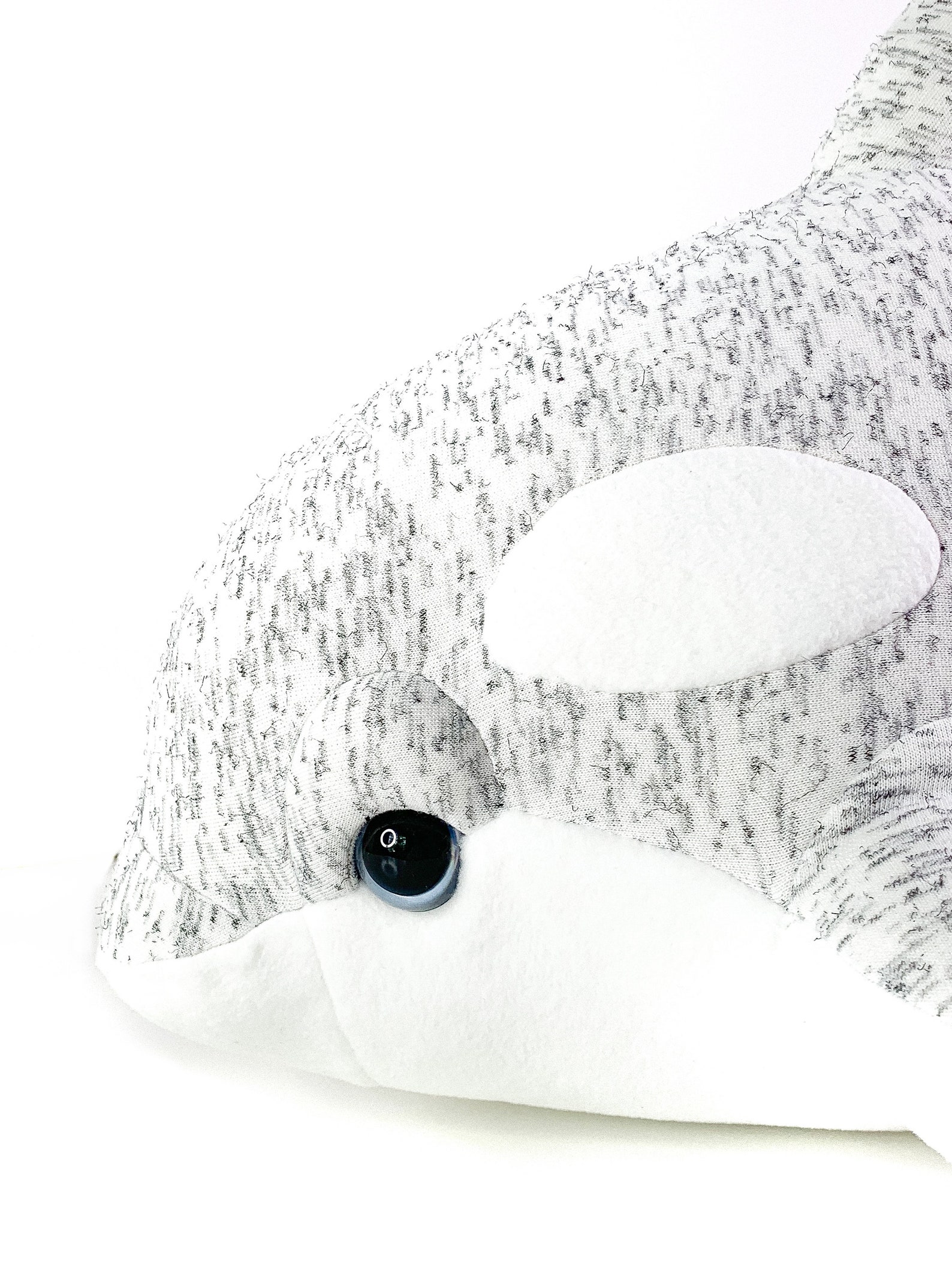 Baby Killer Whale Plush Toy - Handmade Orca Plush Doll, Unique Stuffed ...