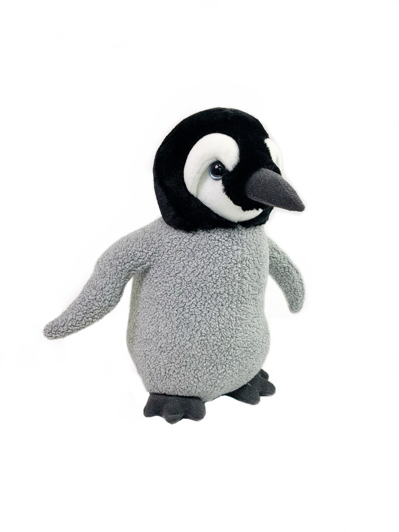 Large Emperor Baby Penguin Plush Toy Handmade Neutral Penguin Doll ...