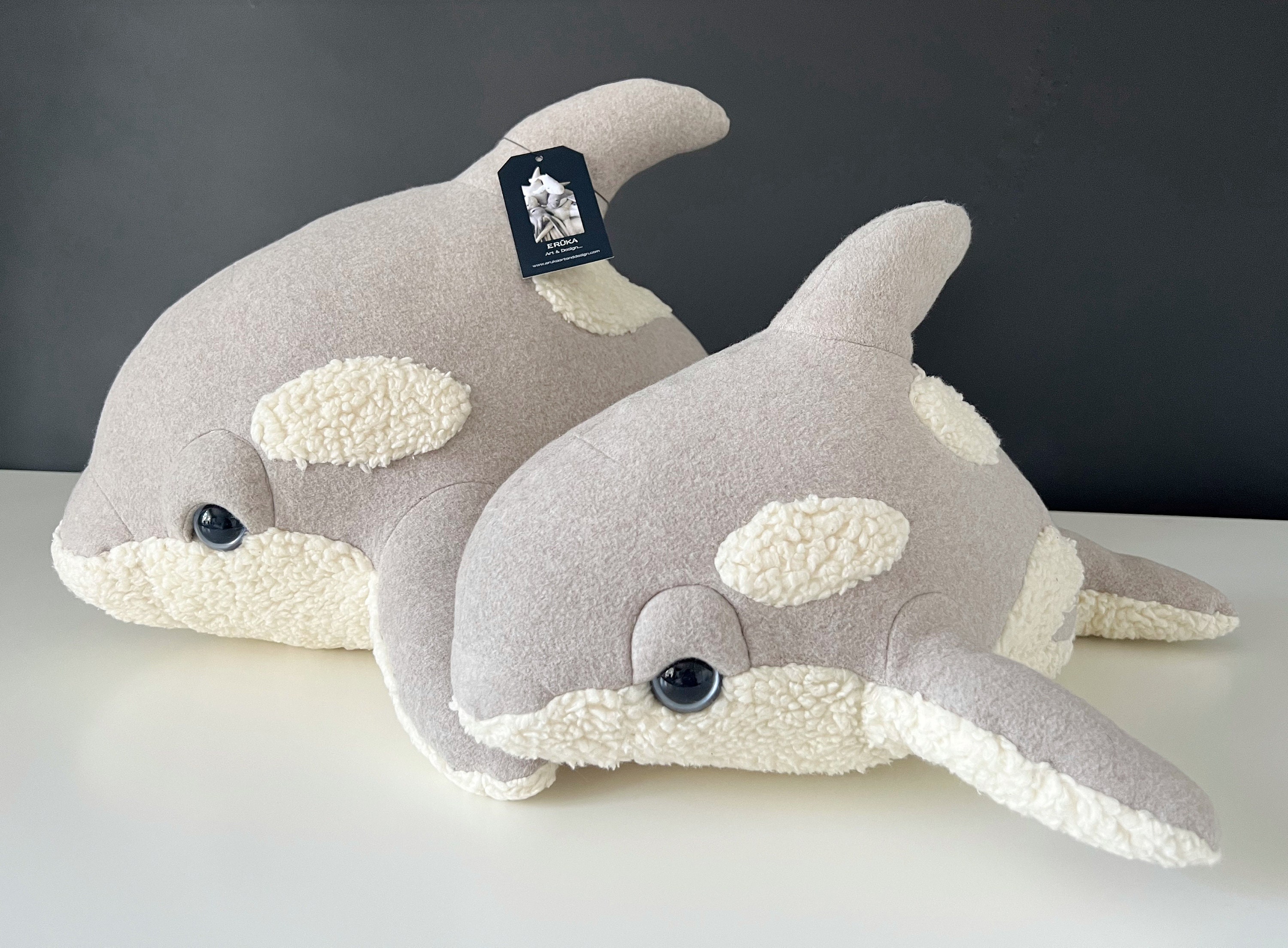 Little Sand Baby Orca Plush Organic Beige Stuffed Animal for Babies ...