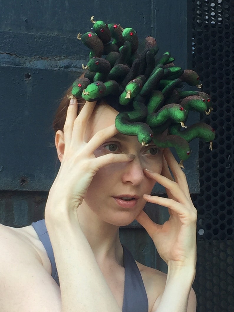 Medusa Snakes Halloween Carnival Festival Royal Ascot Derby Surreal ...