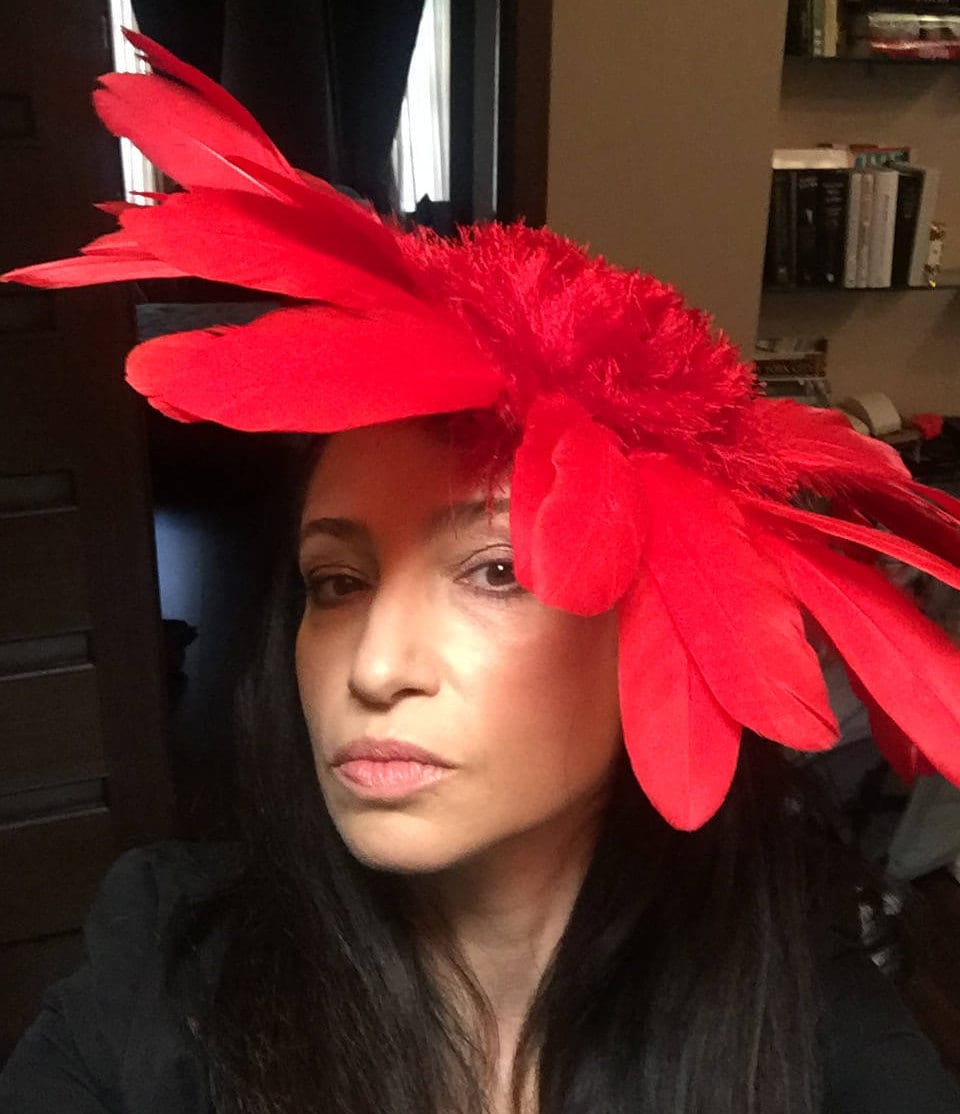 Scarlett Red Feather Flower Fascinator: Handmade Kentucky Derby Hat - Etsy