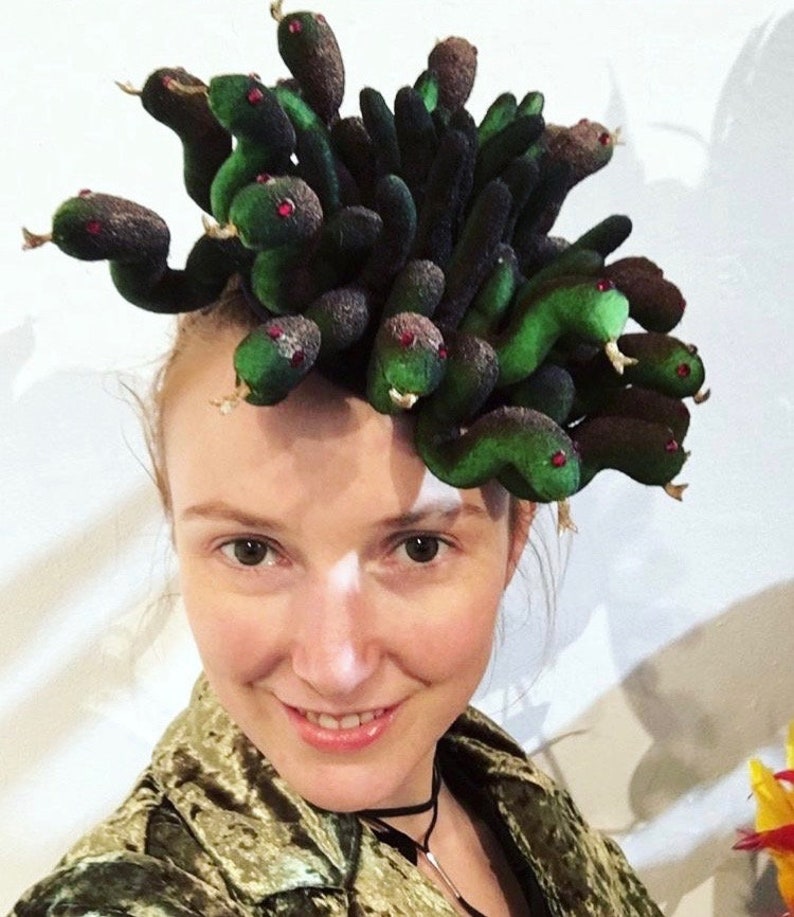 Medusa Snakes Halloween Carnival Festival Royal Ascot Derby Surreal ...