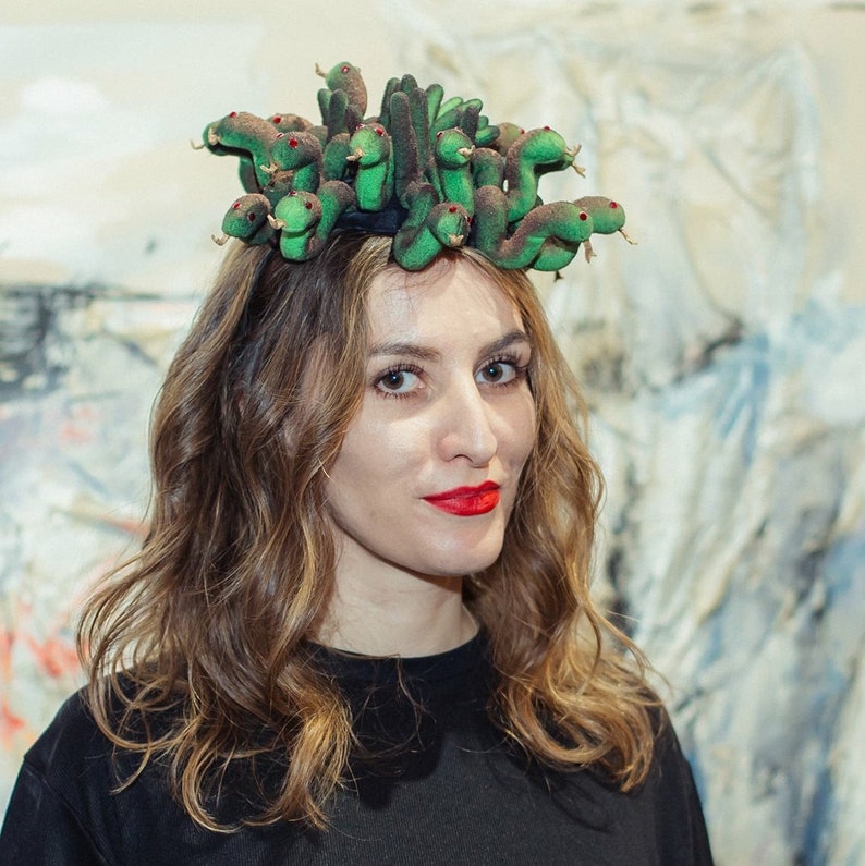 Medusa Snakes Halloween Carnival Festival Royal Ascot Derby Surreal ...