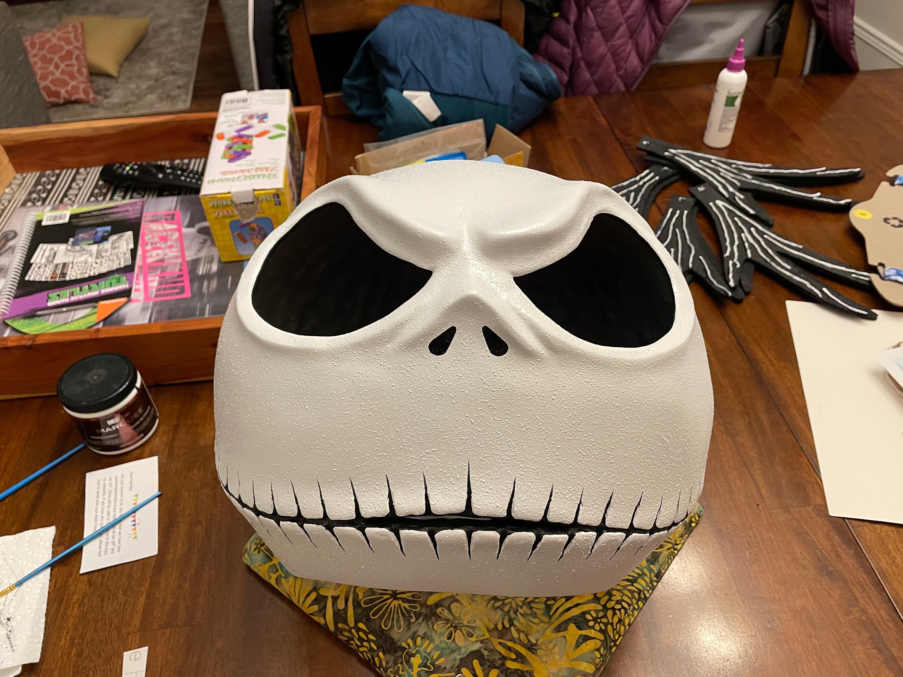 Jack Skellington Mask and Bow Tie - Etsy