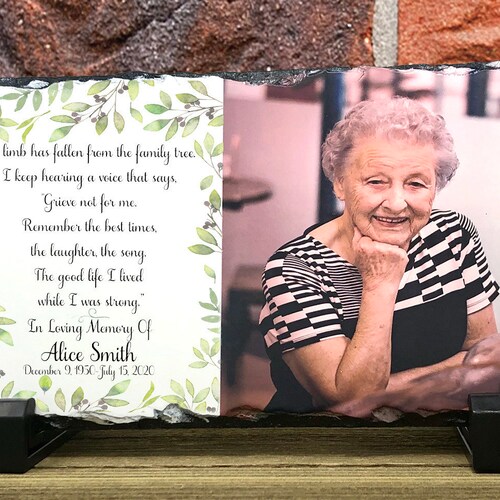 In Loving Memory Gift Personalized Memorial Photo Memorial - Etsy