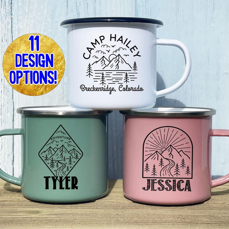 Custom Camping Mug Favors - Etsy