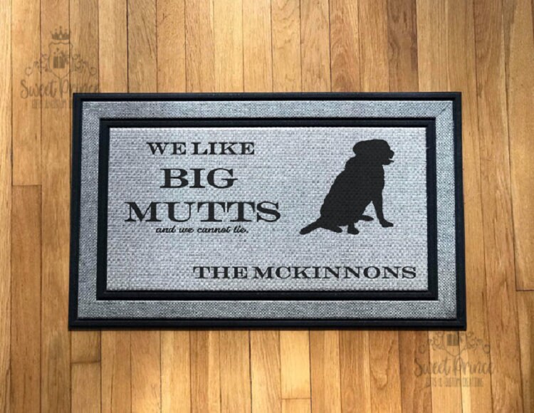 Personalized Dog Theme Doormat Customized Doormat Doormat | Etsy