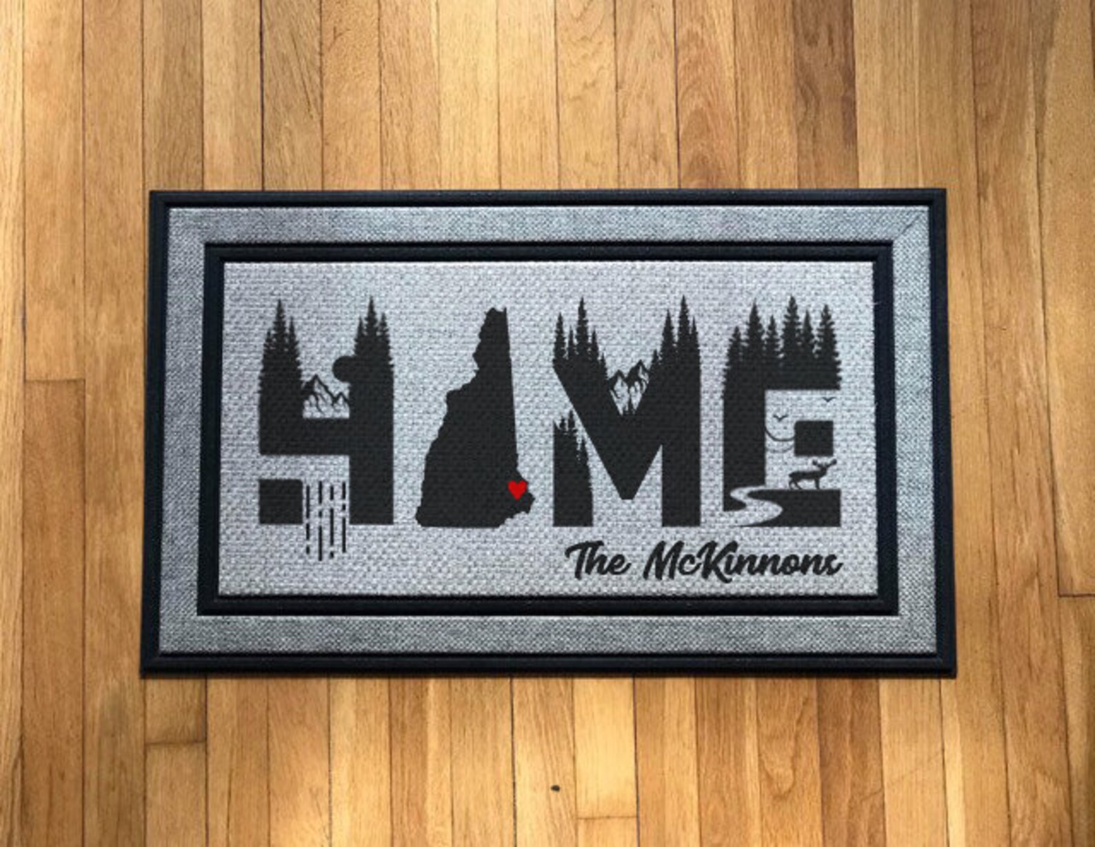 Personalized Home State Doormat New Hampshire Doormat Custom - Etsy
