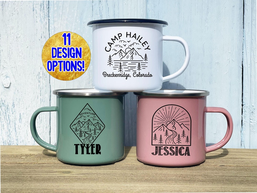 Personalized Camp Mug, Personalized Campfire Mug, Custom Camp Mug ...