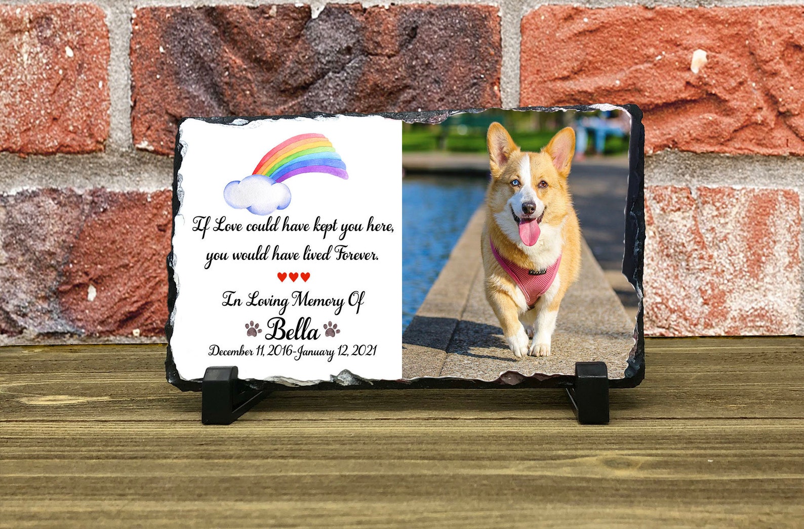 Pet Memorial Gift in Loving Memory Pet Gift Personalized Pet - Etsy