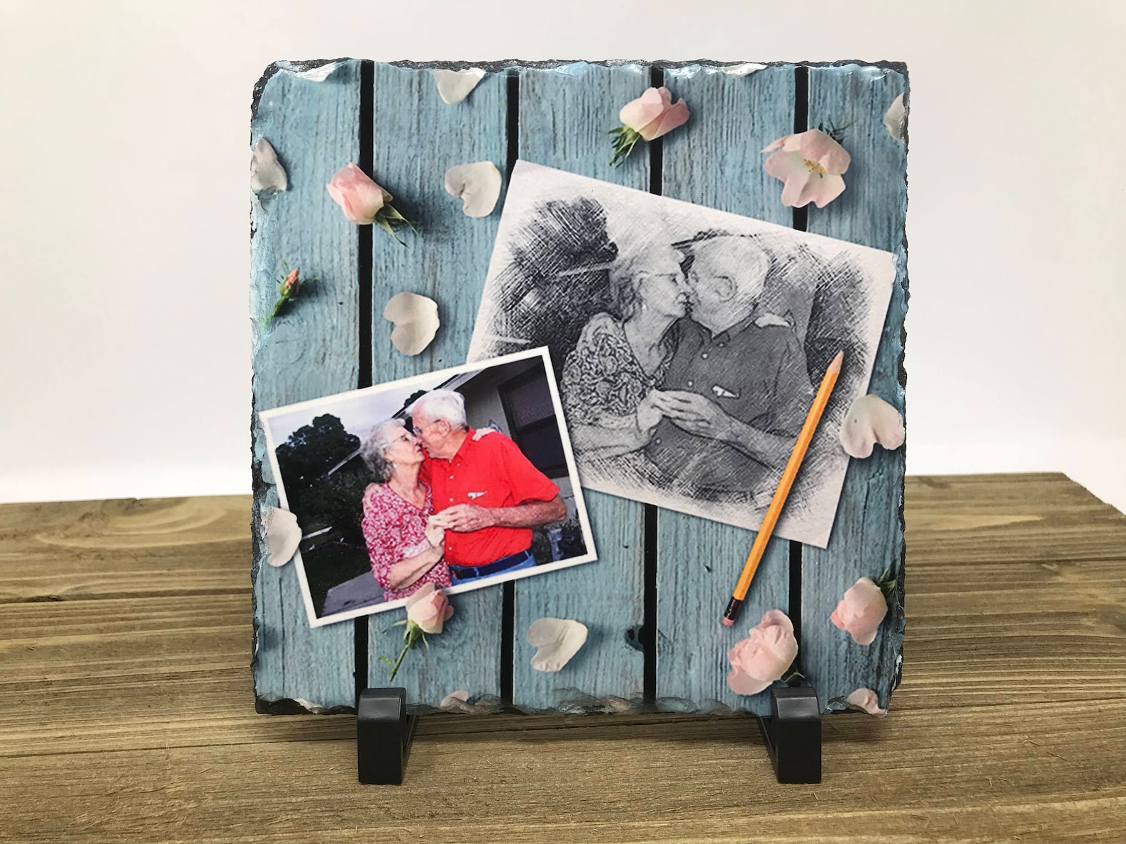 Personalized Photo Slate Unique Gift Custom Photo Gift - Etsy