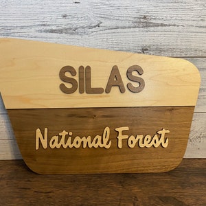 Custom National Forest Name Sign - Etsy