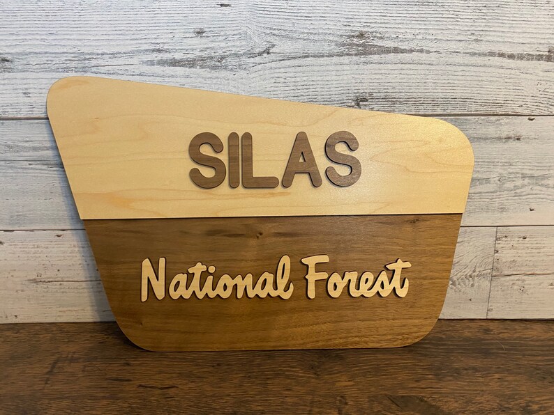 Custom National Forest Name Sign - Etsy