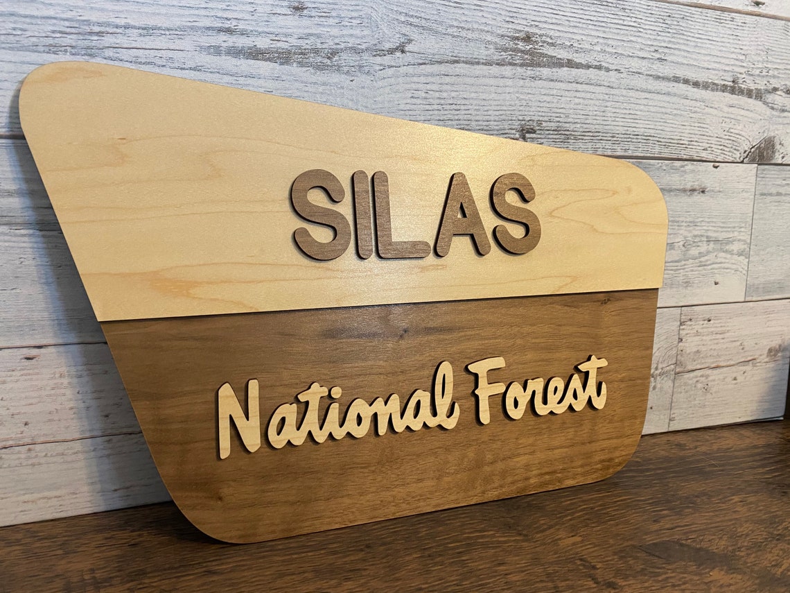 Custom National Forest Name Sign - Etsy