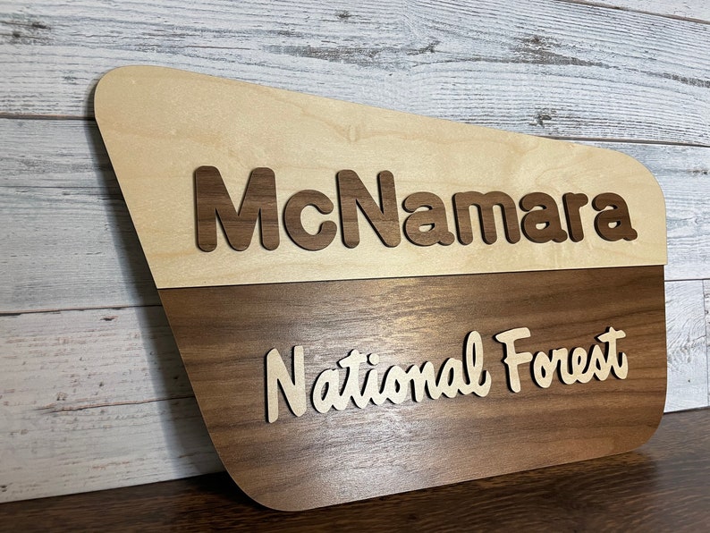 Custom National Forest Name Sign - Etsy
