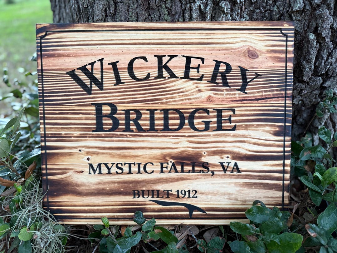 Witchery Bridge TVD Autograph Board - Etsy