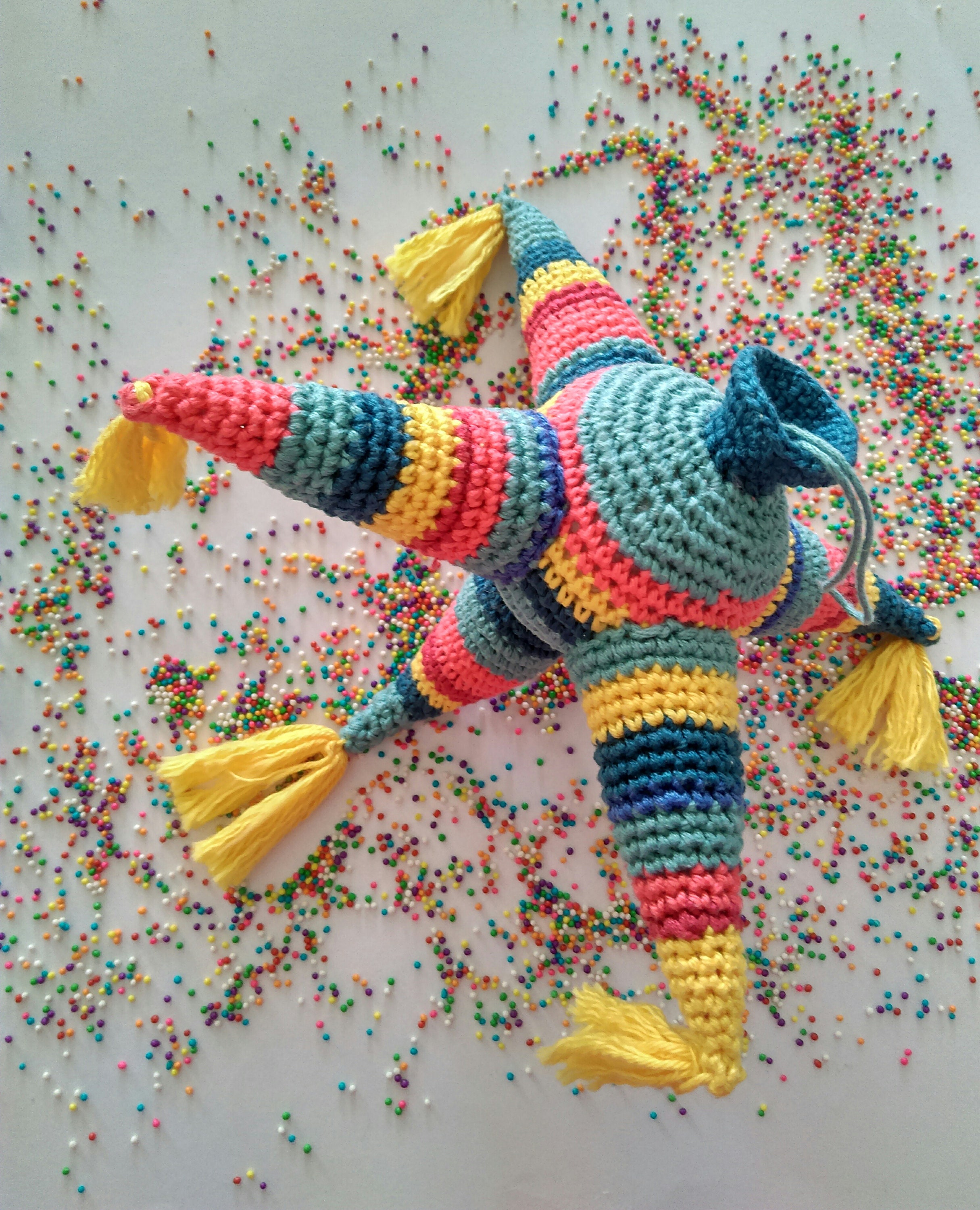 Pattern Crochet Mexican Piñata Fiesta - Etsy
