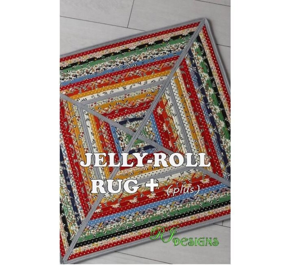 Jelly-roll Rug PLUS (paper Pattern) - Etsy