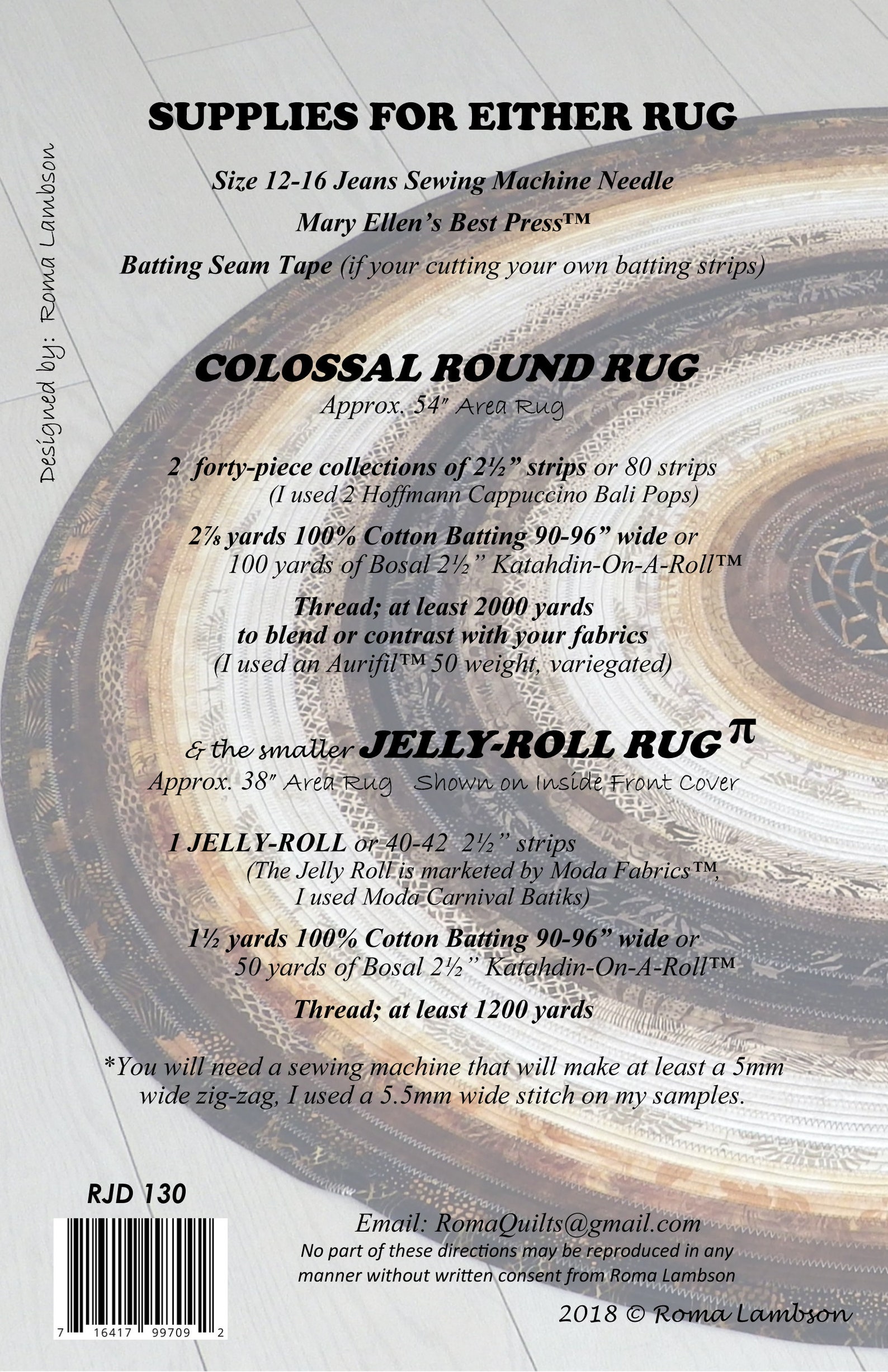 Colossal Round Rug (PDF Pattern) - Etsy