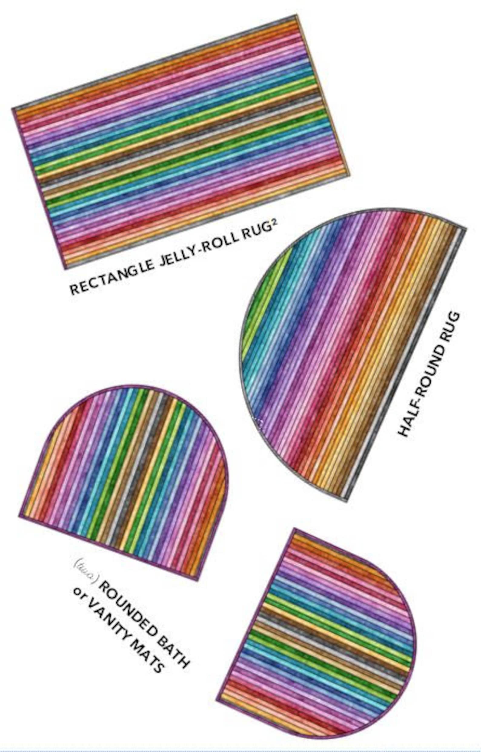 Jelly-roll Rug2-- Expanded Edition 2022 (PDF Pattern) - Etsy