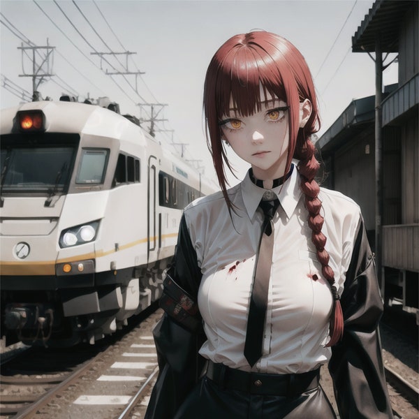 Makima Body Pillow - Etsy