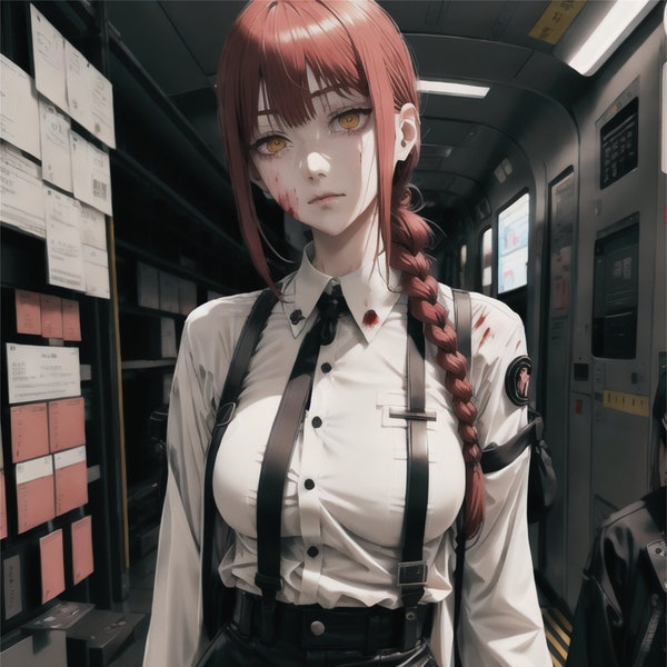 Makima Body Pillow - Etsy