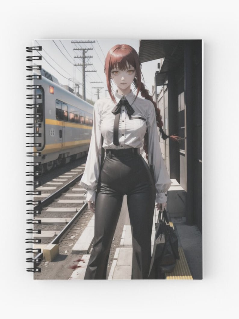 Makima Chainsaw Man Digital Art for Printing Anime Poster Waifu Train ...