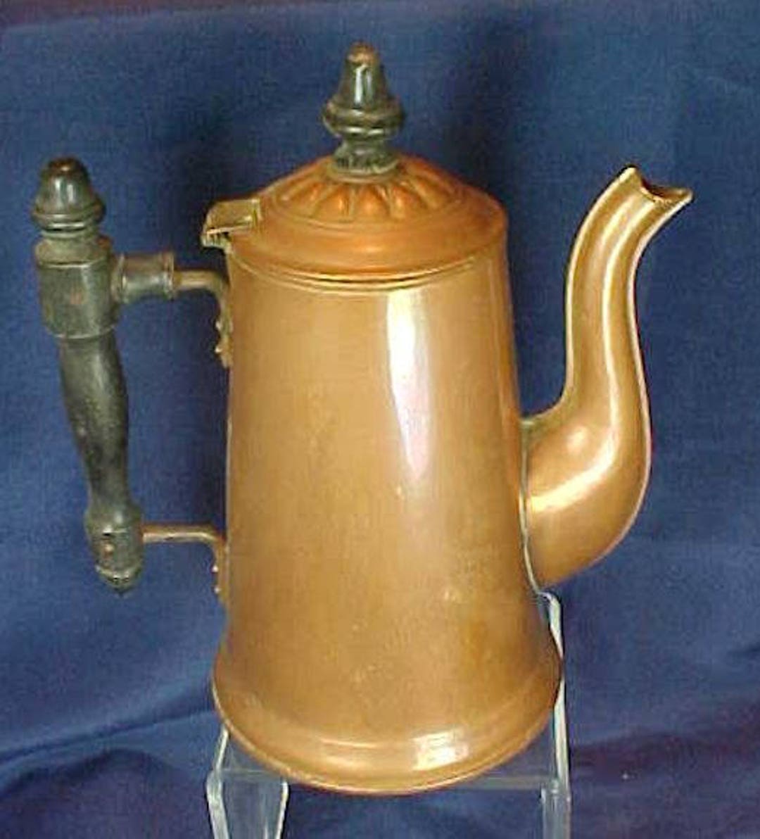 Antique Copper Tea Pot Rome Metal Ware Small Size - Etsy