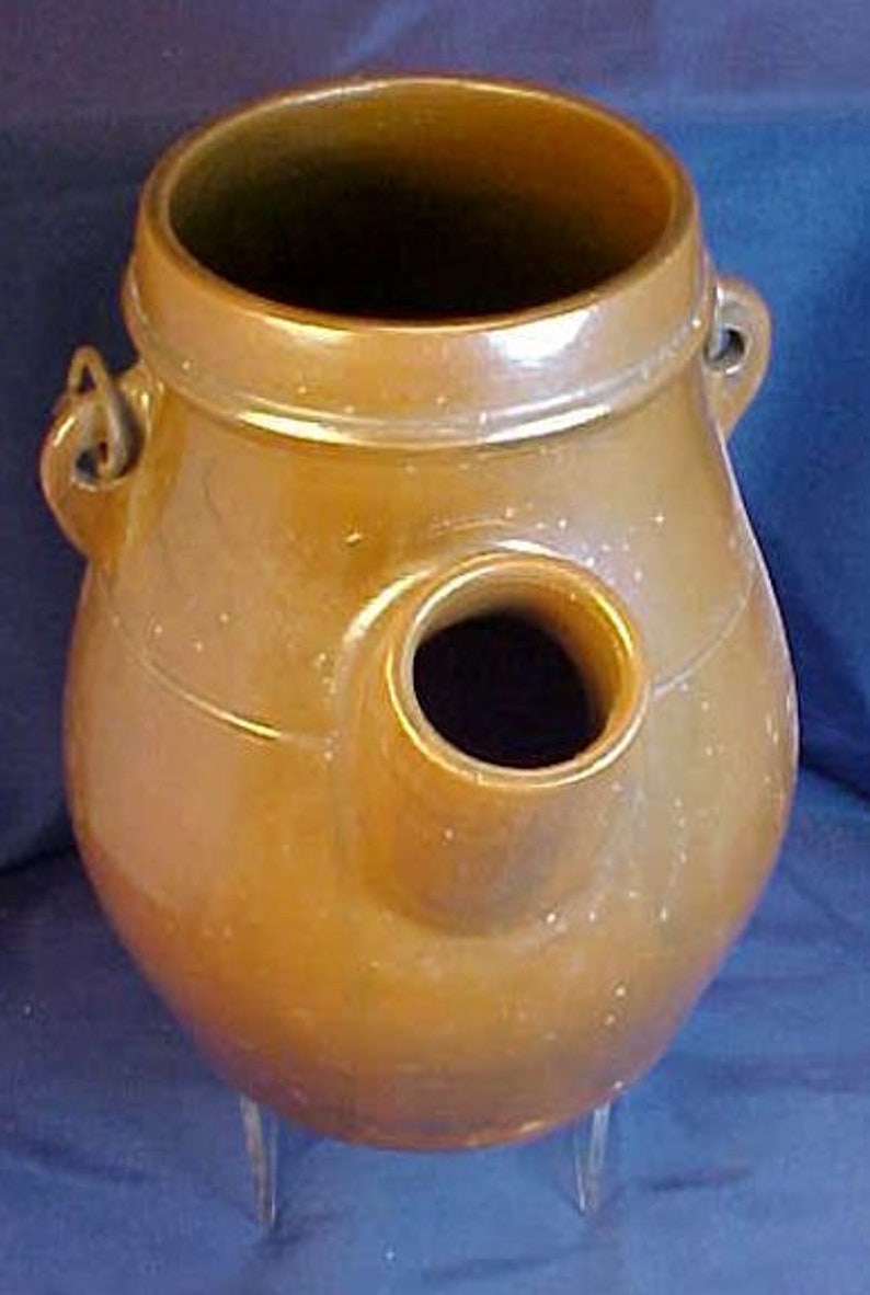 Antique Brown Glaze Stoneware Batter Jug With Handle - Etsy