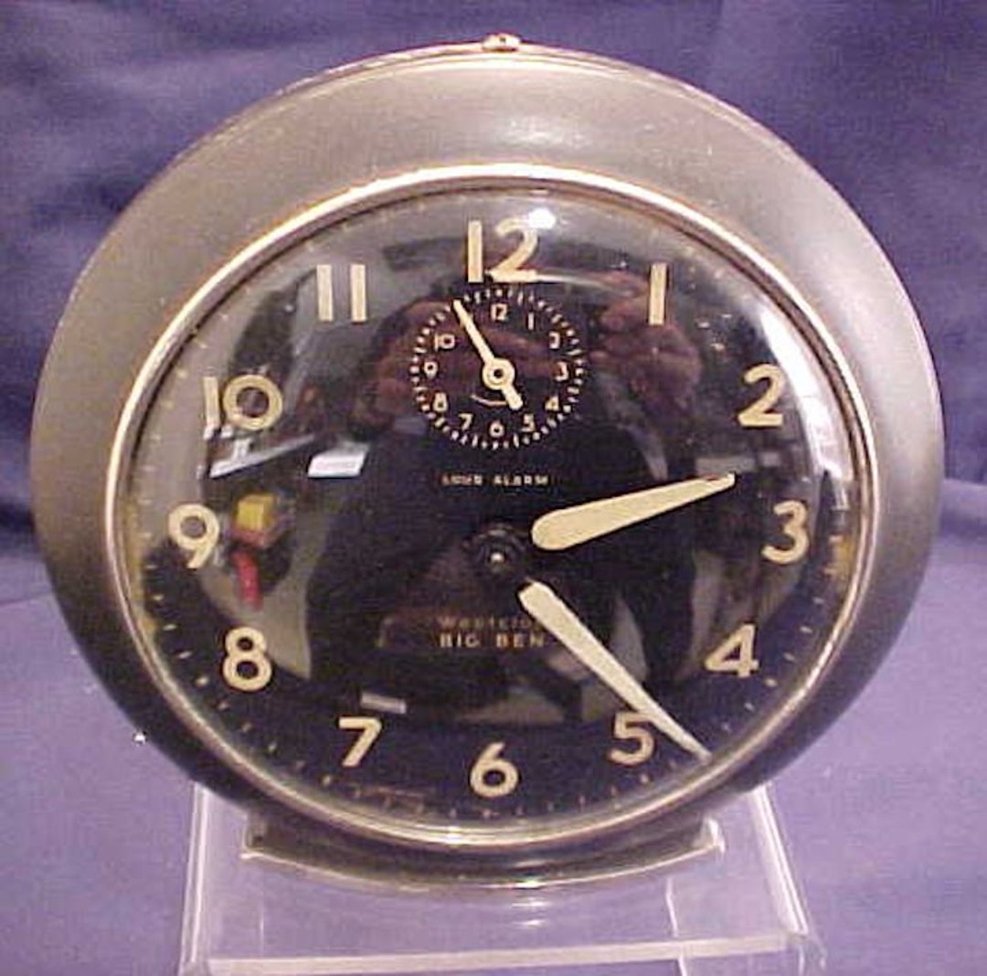 Vintage Westclox Big Ben Alarm Clock Gray Black Paint 2A 48H - Etsy Canada