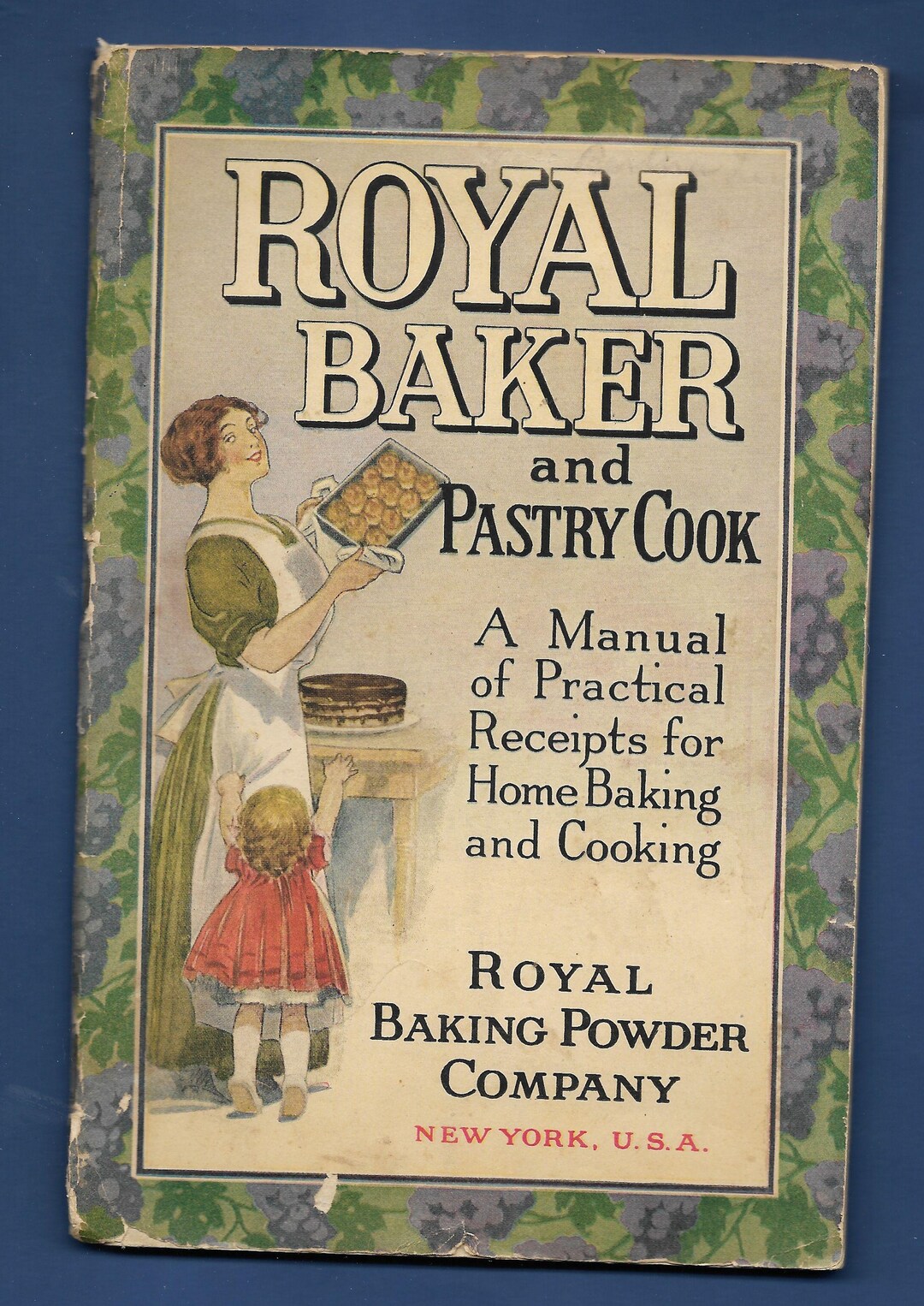 Vintage Royal Baker and Pastry Cook Recipes Booklet Copyright 1911 - Etsy