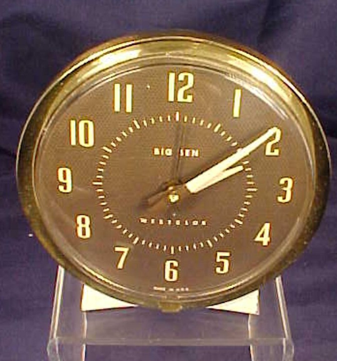 Vintage Westclox Big Ben Alarm Clock White Paint 75-102 1A - Etsy