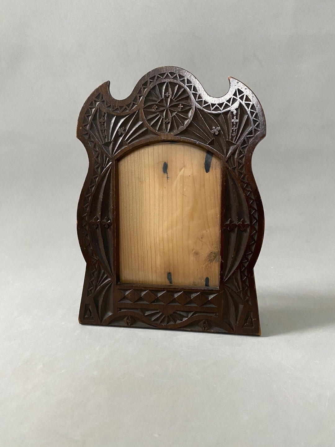 Victorian Wooden LARGE Photo Frame on the Table, Desk, Chip Frisian ...