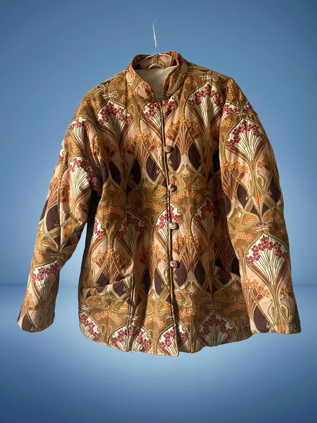 One of Kind Liberty Lanthe Art Nouveau Pattern Vintage Jacket ...