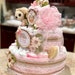 Premium 4 Tier Sloth Diaper Cake With Stuffed Sloth - Etsy