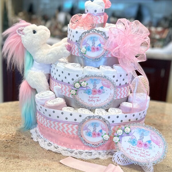 Diaper Cake Topper - Etsy