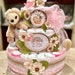 Premium 4 Tier Sloth Diaper Cake With Stuffed Sloth - Etsy