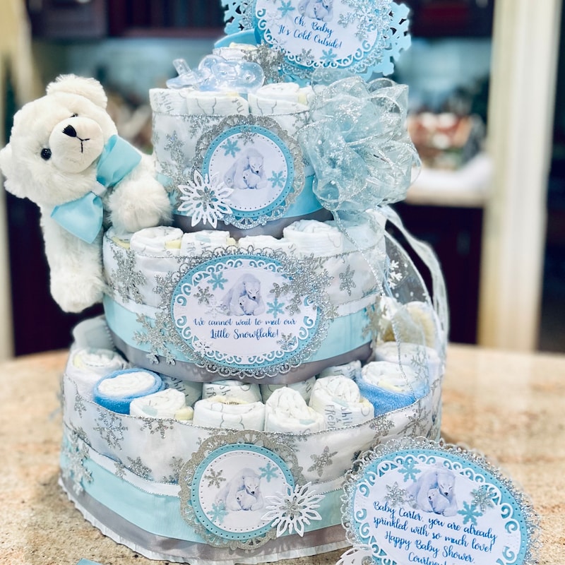 Diaper Cake Topper - Etsy