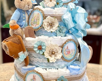 Peter Rabbit Diaper Cake - Etsy