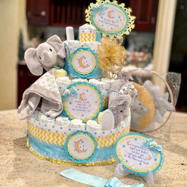 Diaper Cake Topper - Etsy