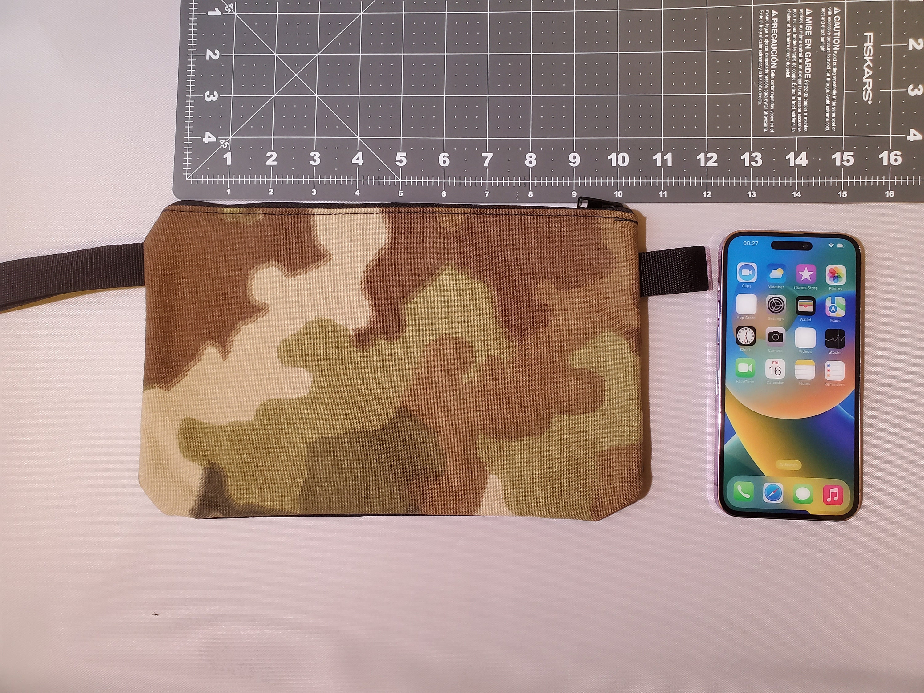 Nemesis Woodlands Wolf Camo Durable Medium Cordura Nylon Flat Pouches ...