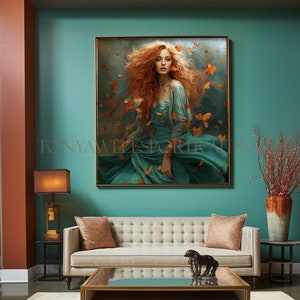 Frame Mockup/modern Room Mockup/digital Download/art Deco Room Template ...