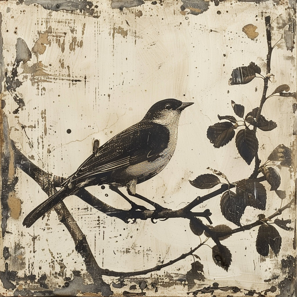 Vintage Printable Artwork Bundle of 9 / Vintage Sepia Tones/floral ...