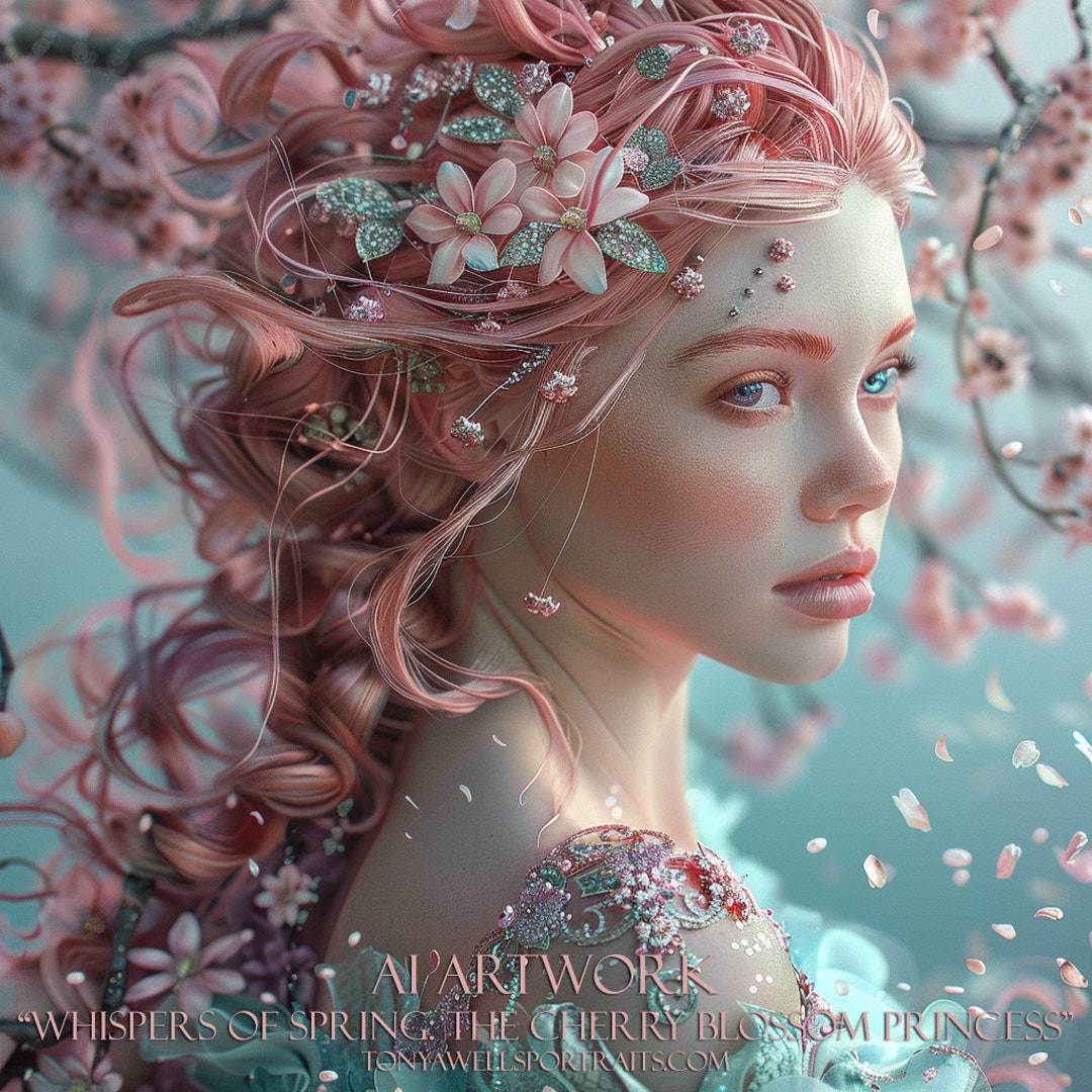 Artwork/spring Prints/ethereal Artwork/prints/digital Download ...