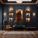 Luxury Navy Foyer Room Mockup Digital Download - Etsy