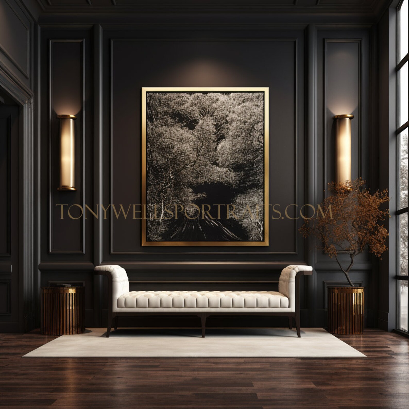 Room Mockup Bundle of 5 Designs Elegance on Display: the Ultimate Art ...