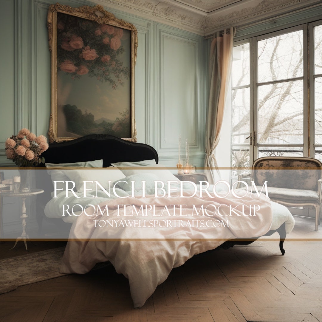 Frame Mockup/ Luxury Frame Room Template Mockup of French Shabby Chic ...