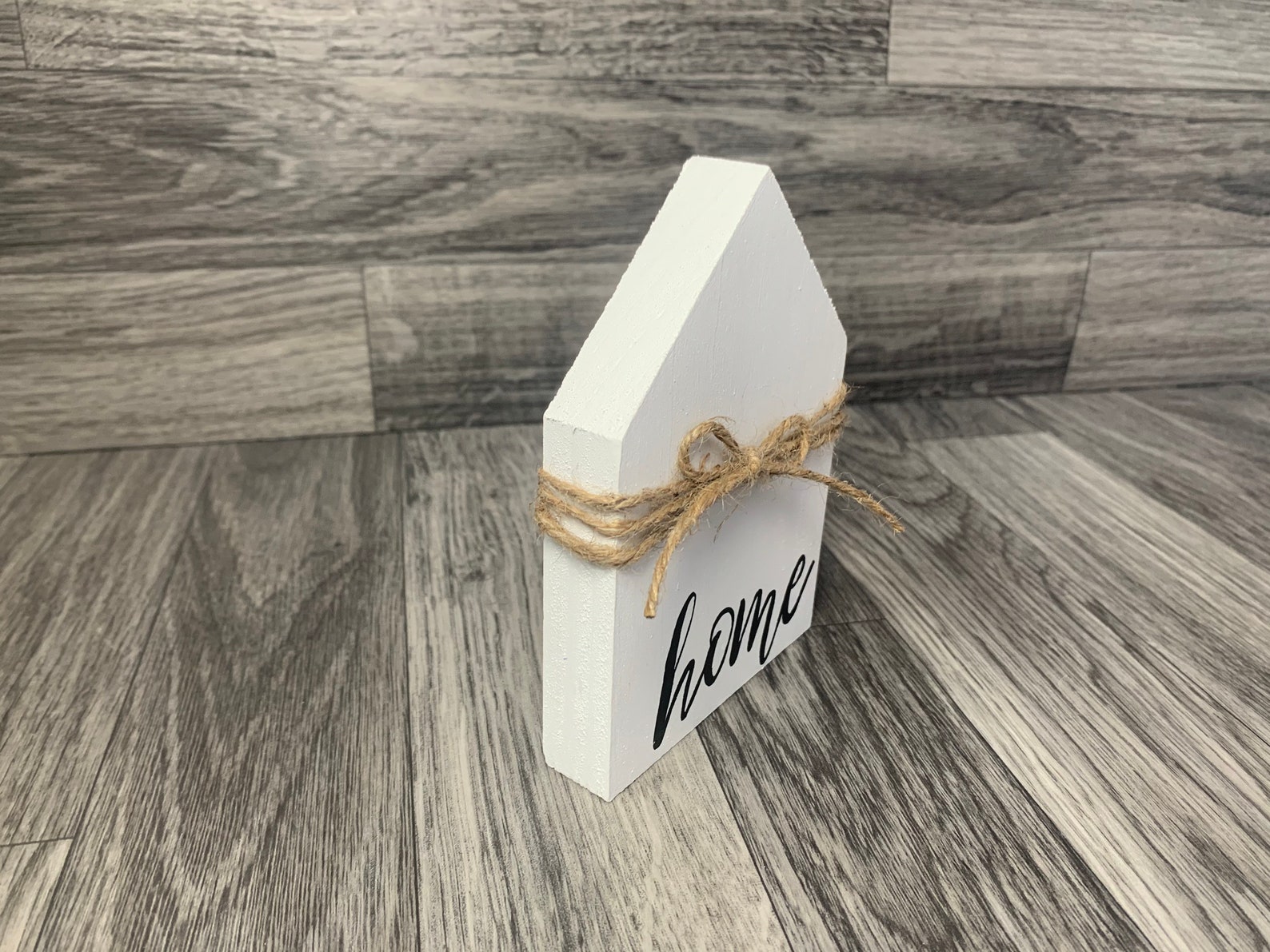 House Shaped Sign, Wood House Sign, Signs for Home, Farmhouse Home Sign ...