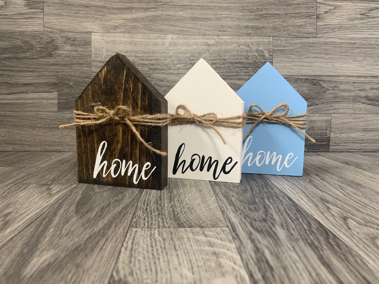 House Shaped Sign, Wood House Sign, Signs for Home, Farmhouse Home Sign ...